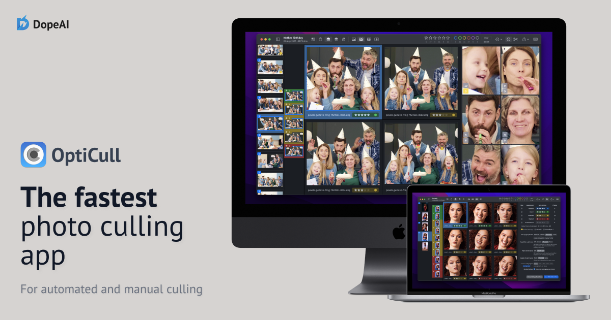 OptiCull - The fastest photo culling software | DopeAI